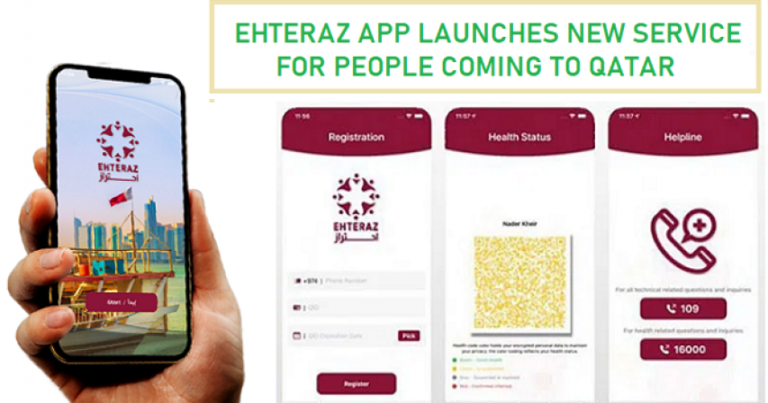 Alert! For Those Coming to Qatar: Ehteraz App Has a ‘New Service’ For ...