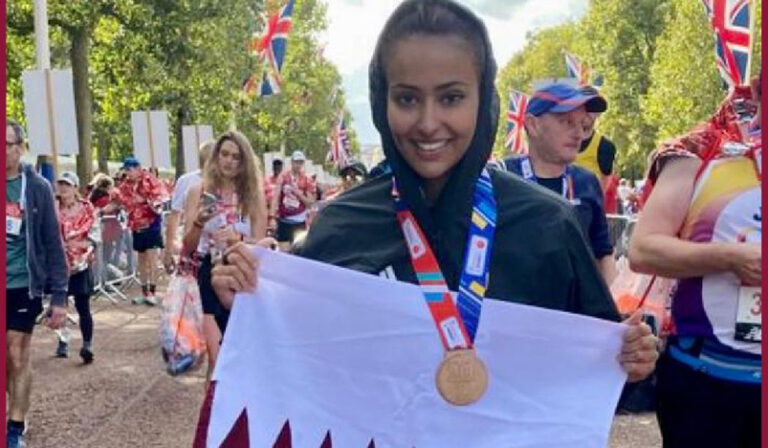Sheikha Hanoof completes London Marathon; breaks 9 records | Qatar